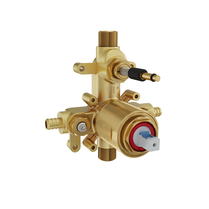 Brut de valve pression équilibrée à contrôle de volume avec dérivateur ...